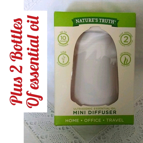 Nature's Truth | Other | Diffuser Essential Oil Mini Home Office Travel ...